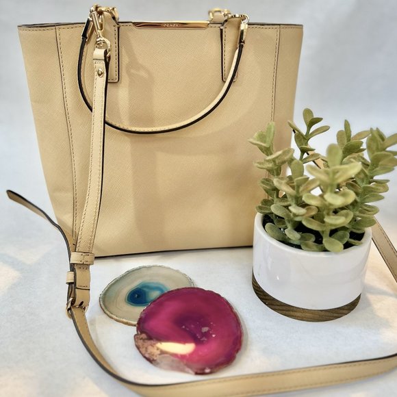 Coach | Bags | Coach Beige Handbag | Poshmark